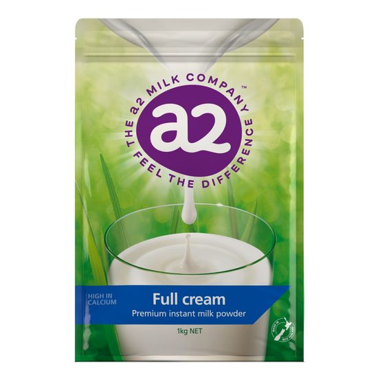 Full cream a2 Milk® Premium instant milk powder 1kg – a2 Store®