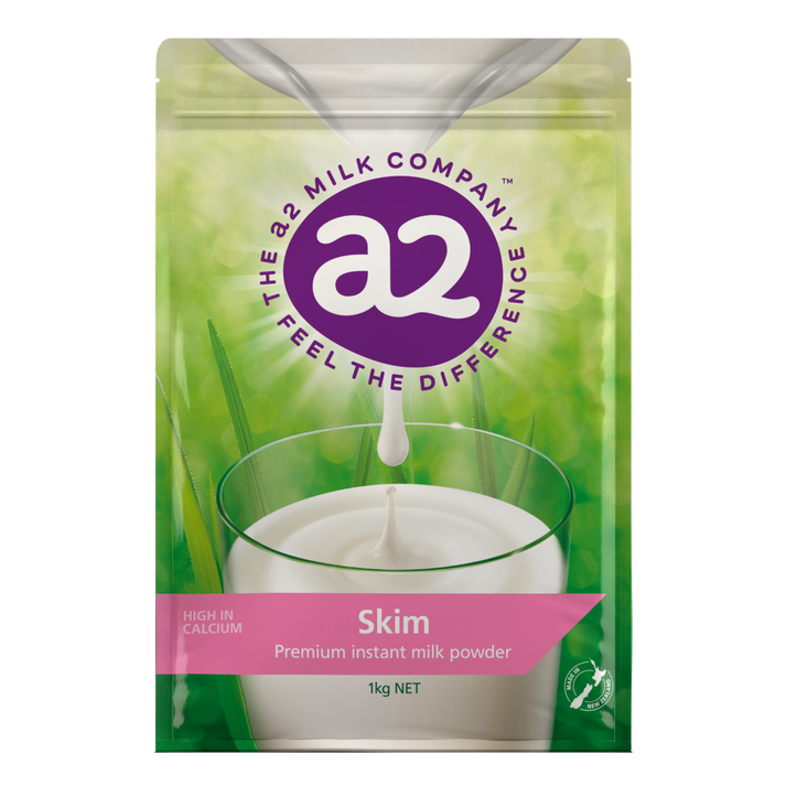 Skim a2 Milk® Premium instant milk powder 1kg – a2 Store®