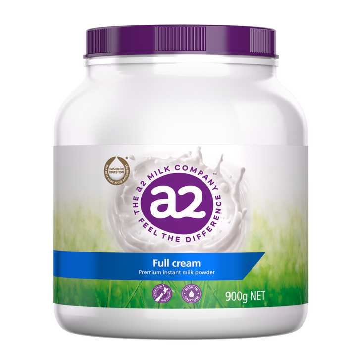 Full Cream a2 Milk® Premium instant milk powder 900g – a2 Store®