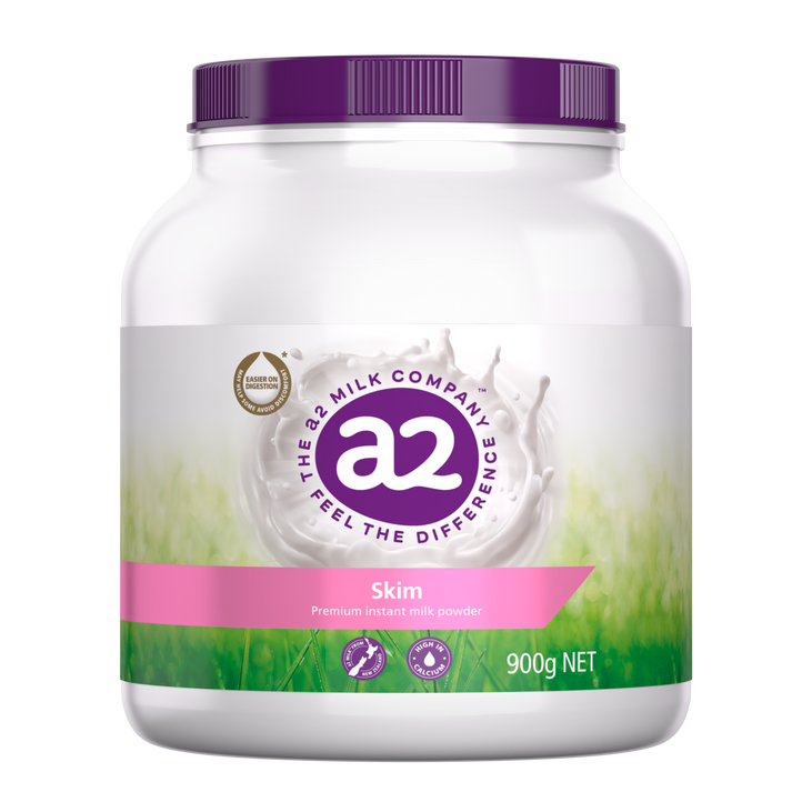 Skim a2 Milk® Premium instant milk powder 900g – a2 Store®