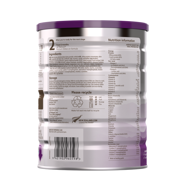 a2 Platinum® Premium infant formula – a2 Store®